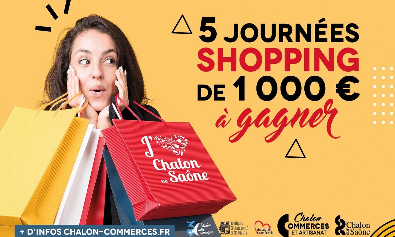 Gagnez une journée shopping de 1000 € ! - Chalon-sur-Saône